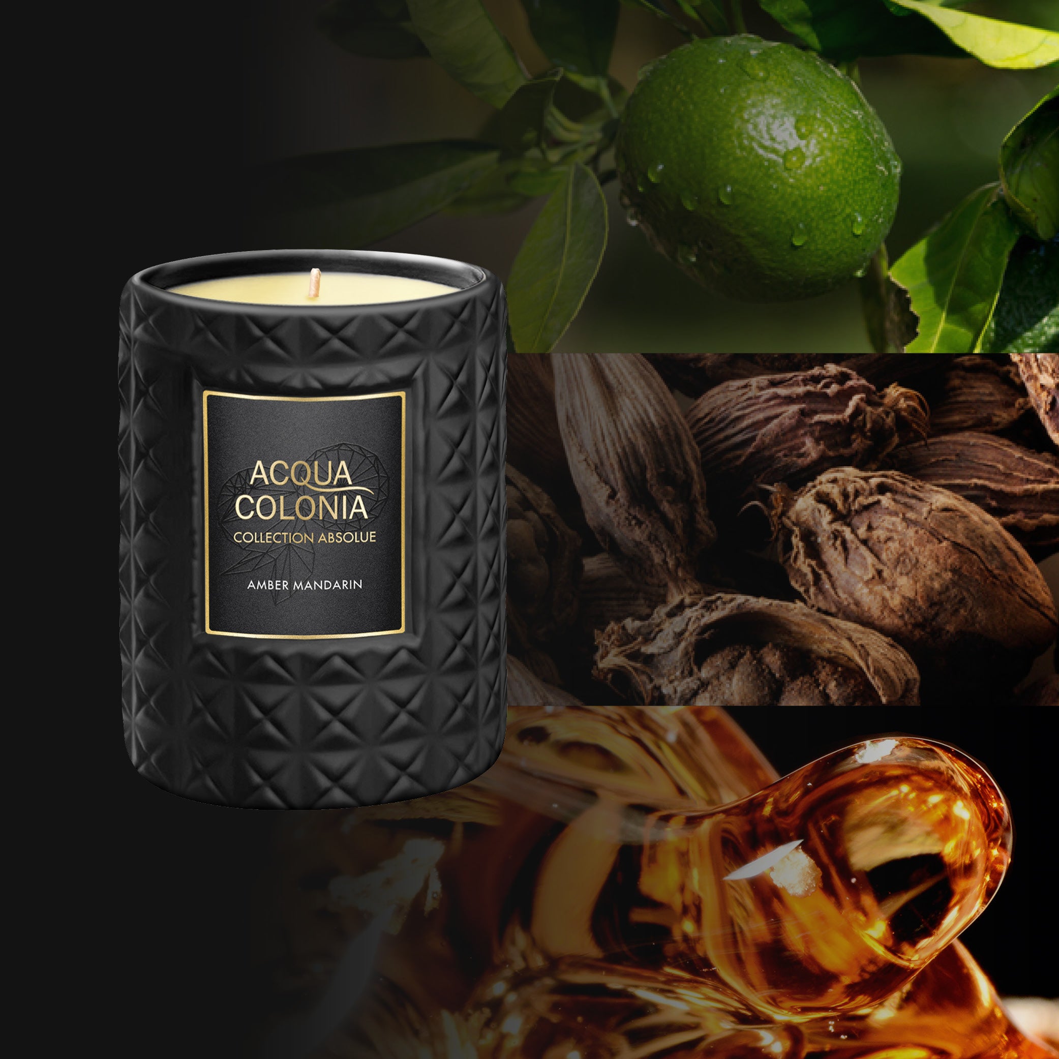 4711 Acqua Colonia Collection Absolue Amber Mandarin Duftkerze